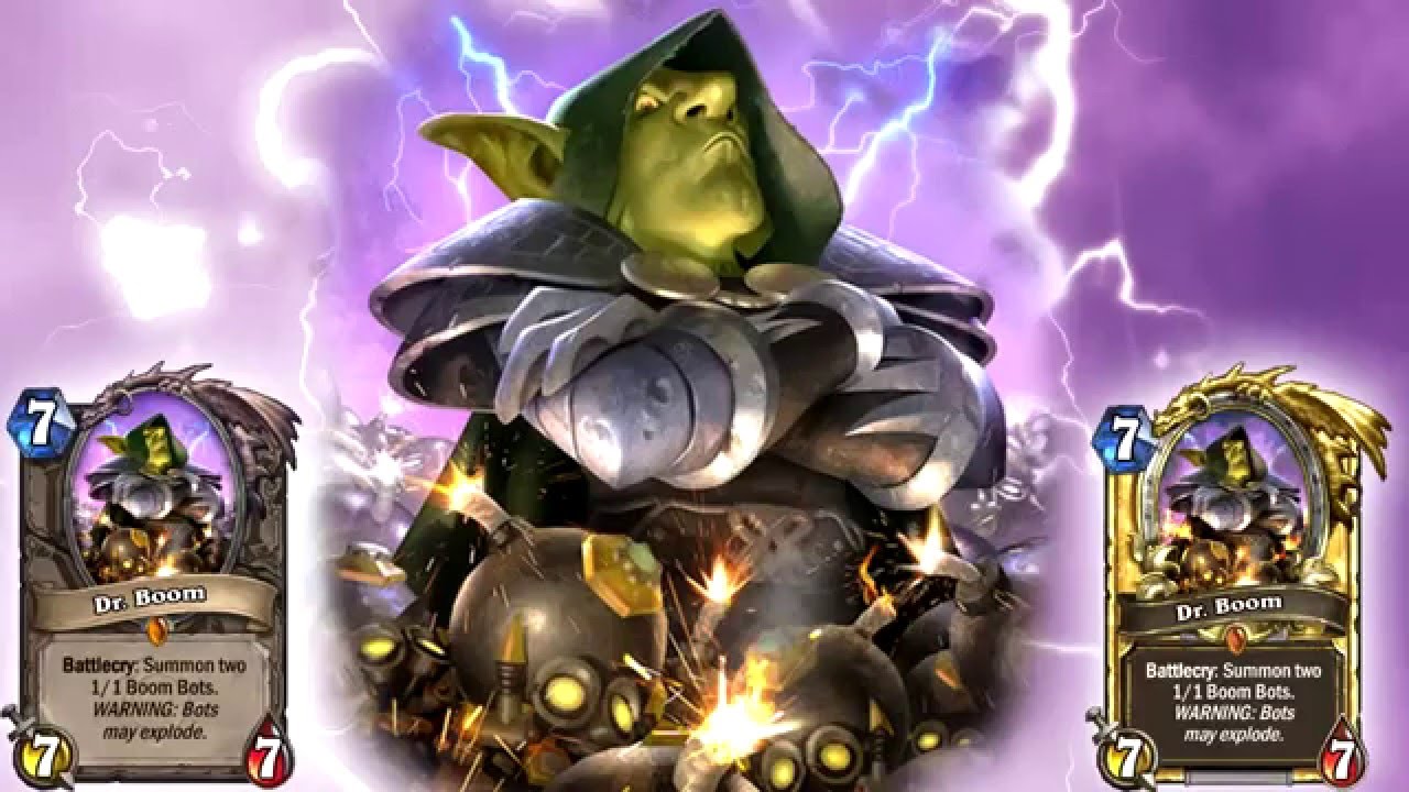 Dr. Boom Sound Effect (full entrance with Boom Bots) - Hearthstone ...