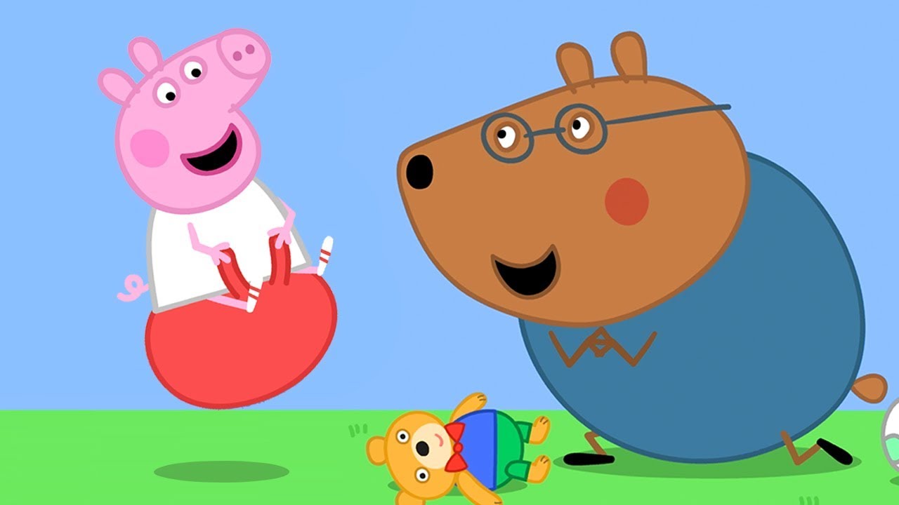 Peppa Pig Meets Doctor Brown Bear - YouTube