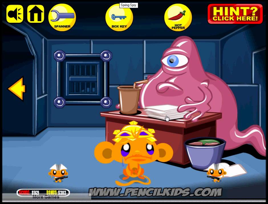 Cheer Up, Spring Spry! Monkey Go Happy Sci-Fi gameplay - YouTube