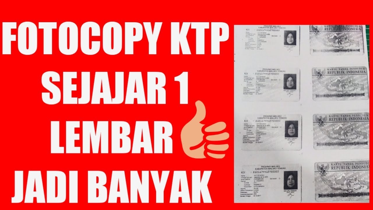 Cara Fotocopy KTP sejajar jadi banyak mesin fotocopy canon ir6570 - YouTube