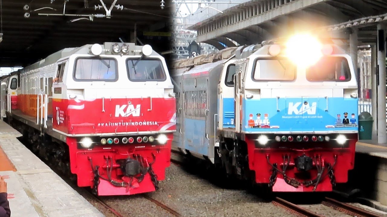 LOKOMOTIF KERETA API LIVERY TERBARU SPESIAL HUT PT KAI KE-76 Pada ...
