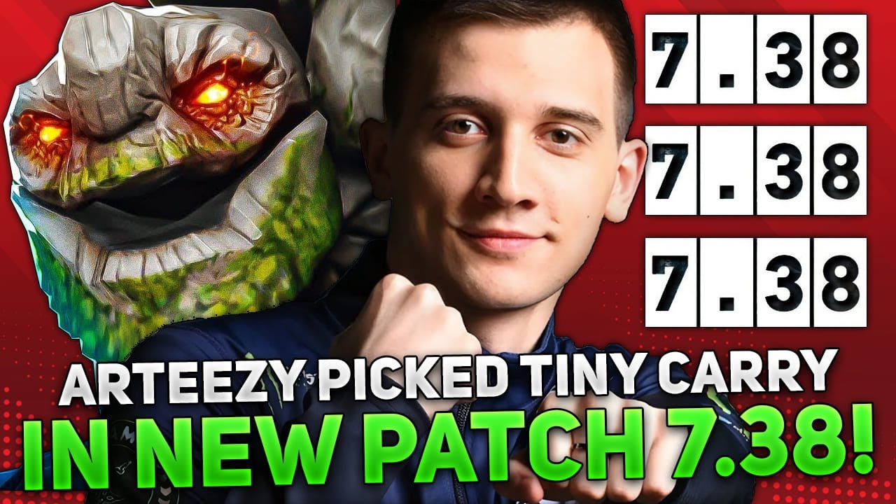 ARTEEZY PICKED TINY CARRY IN NEW PATCH 7.38! - YouTube