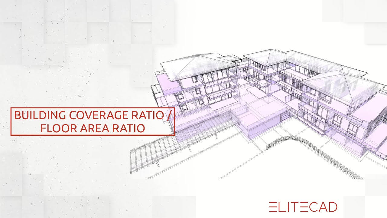 ELITECAD Architecture 16 | Automatic calculation of FAR and BCR - YouTube
