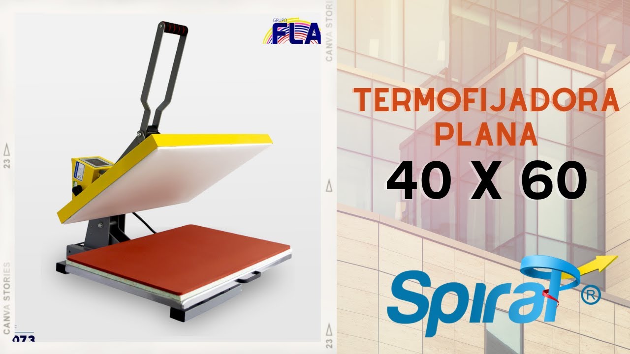Termofijadora Plana 40 x 60 - YouTube