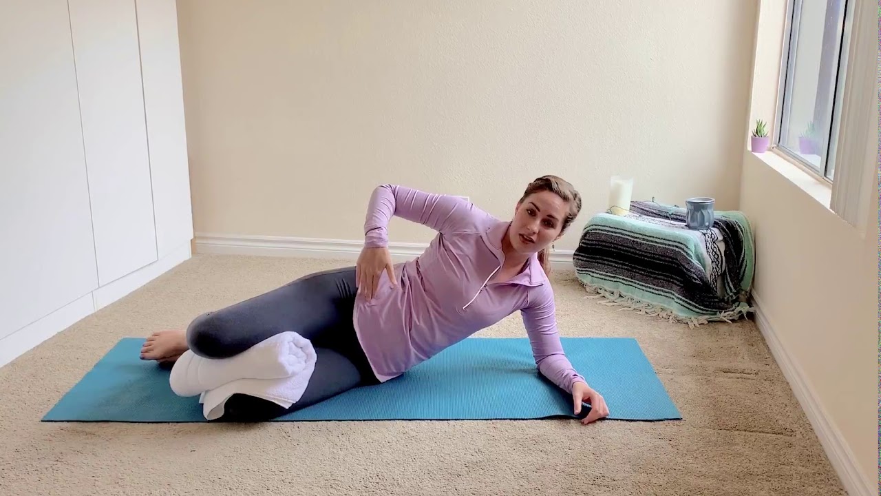 7 Day mobility day 4 Open books exercise - YouTube