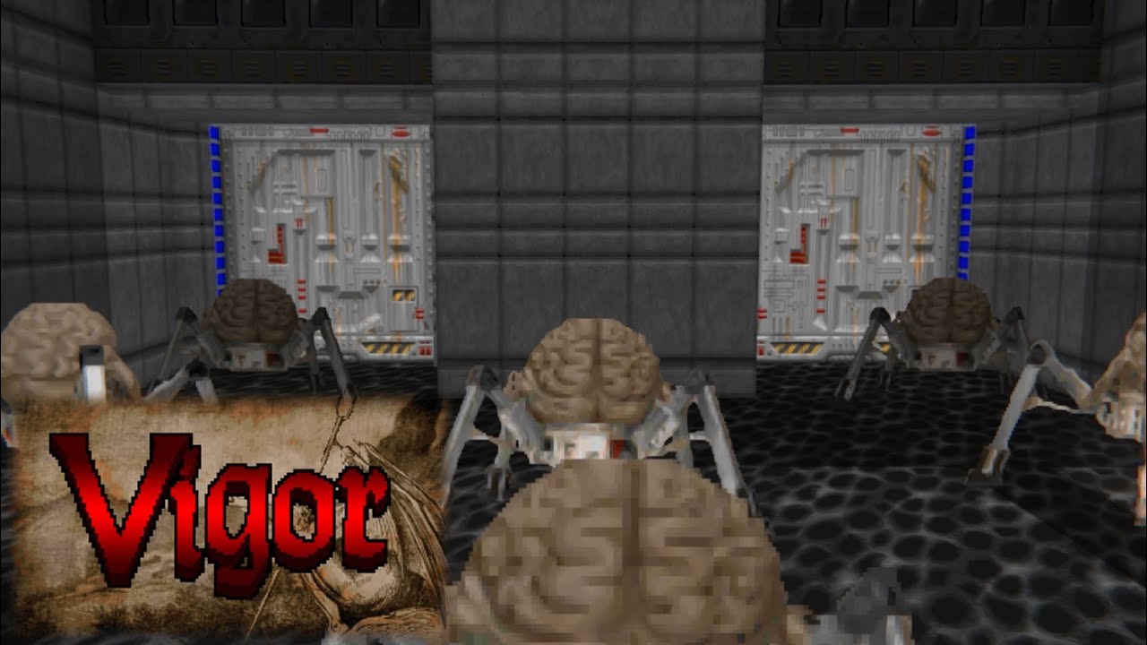 DOOM II with Project Brutality [Vigor] Level 14 2999 AD - YouTube