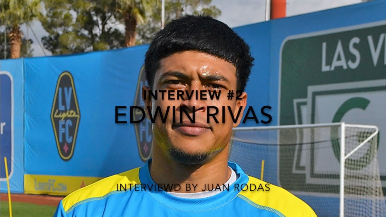 New Las Vegas Lights Forward Edwin Rivas Speaks About His Career - YouTube