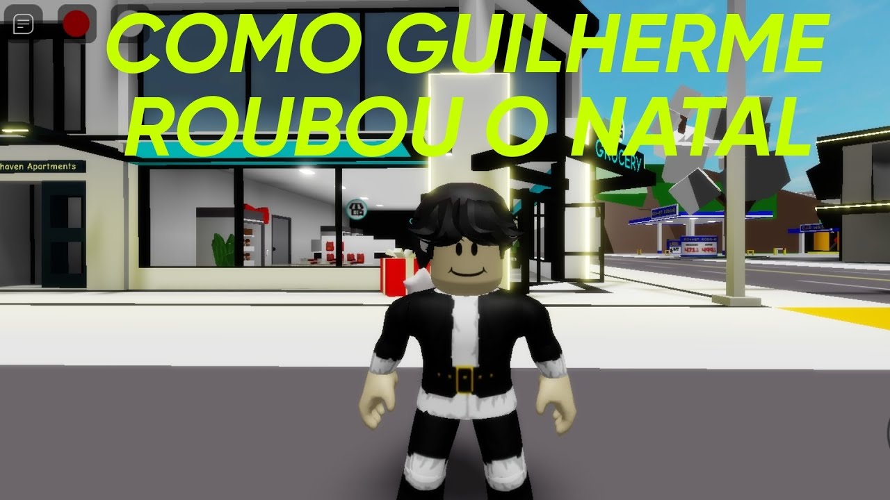 COMO GUILHERME ROUBOU O NATAL - O FILME COMPLETO (Machinima No Roblox ...