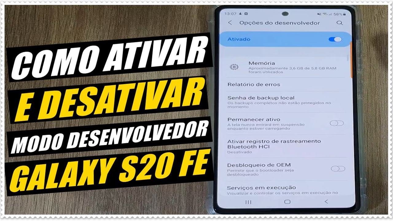 COMO ATIVAR E DESATIVAR O MODO DESENVOLVEDOR NO CELULAR SAMSUNG GALAXY ...