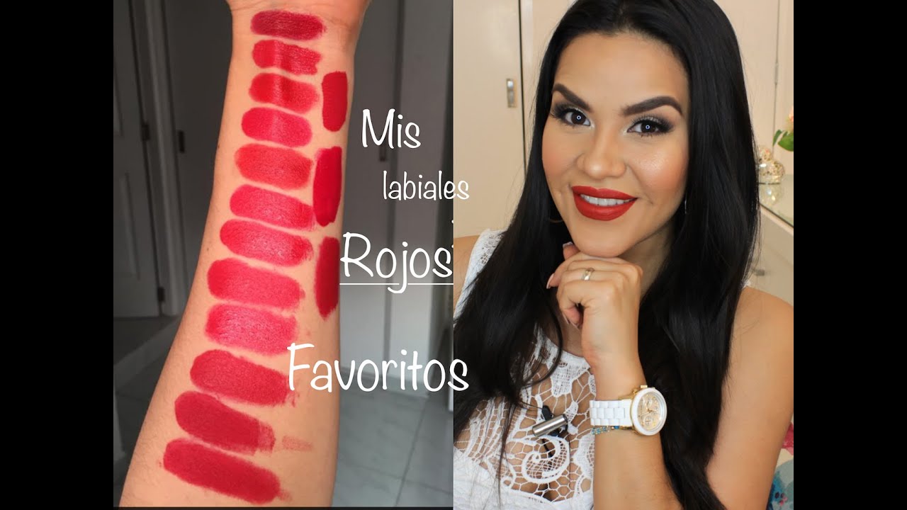 Labiales Rojos Favoritos | Mytzi Cervantes - YouTube