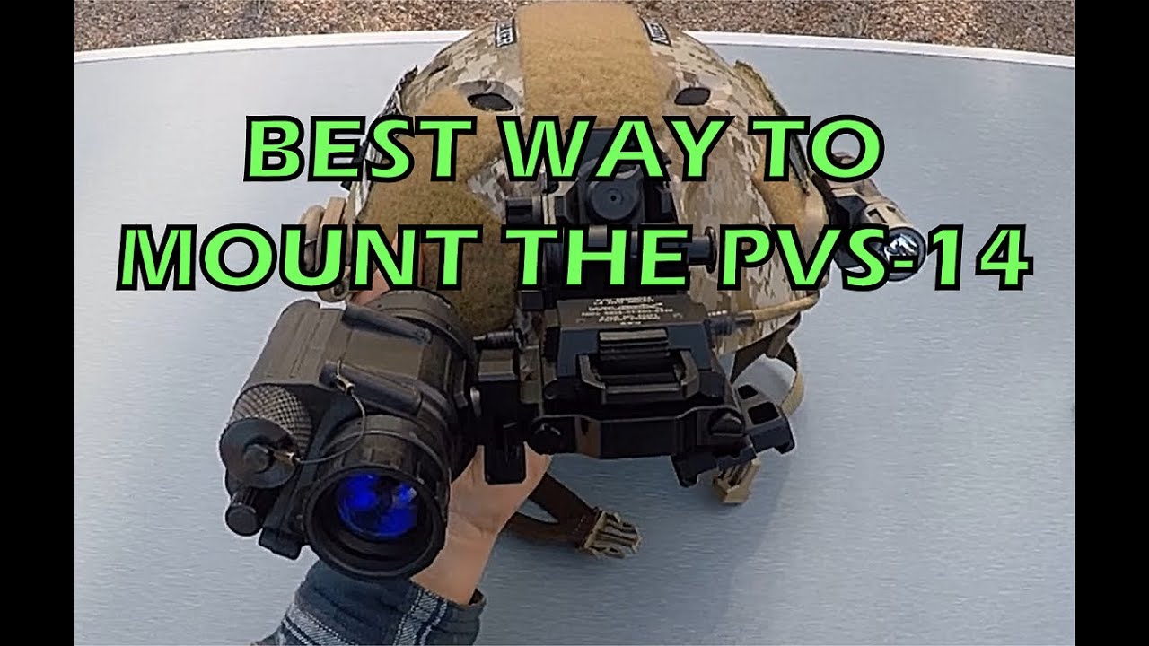 The best way to mount the PVS-14. - YouTube