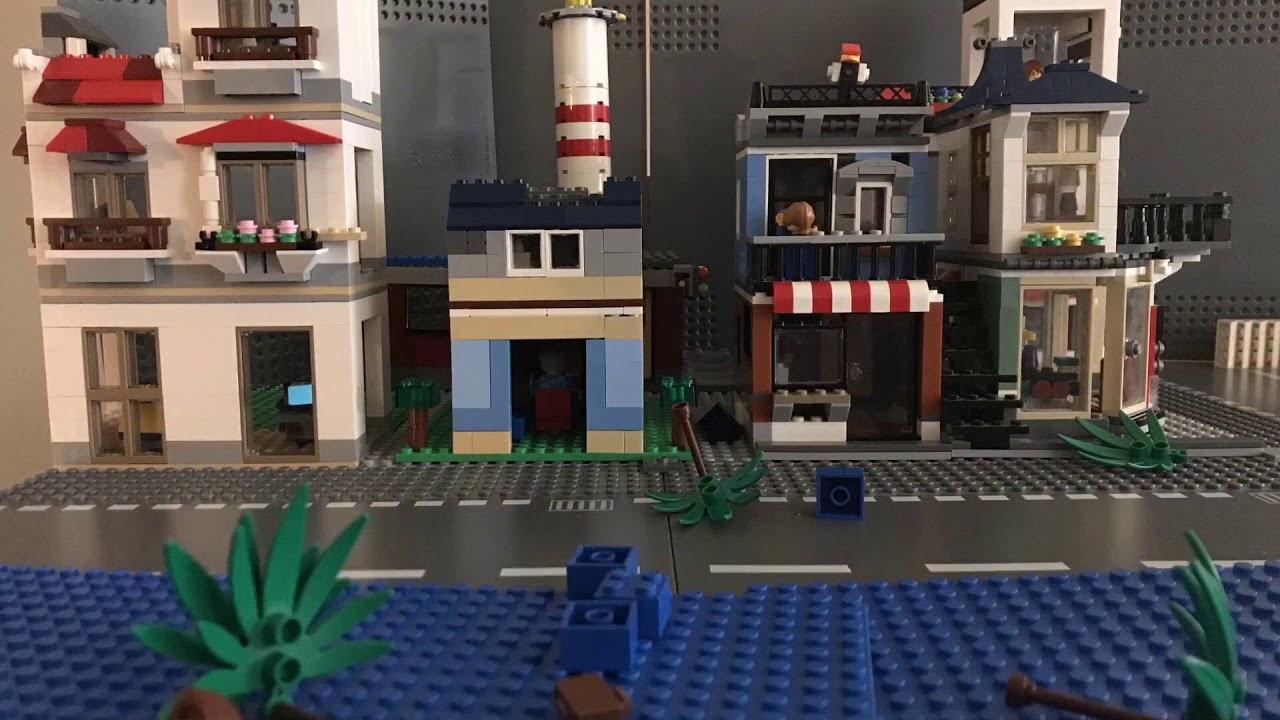 LEGO hurricane disaster - YouTube