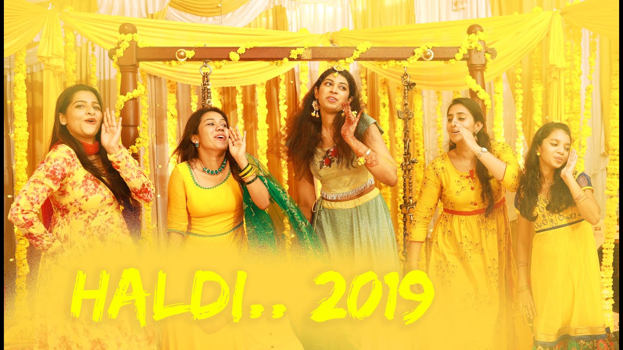 Haldi night || Aswathi || 2019 - YouTube