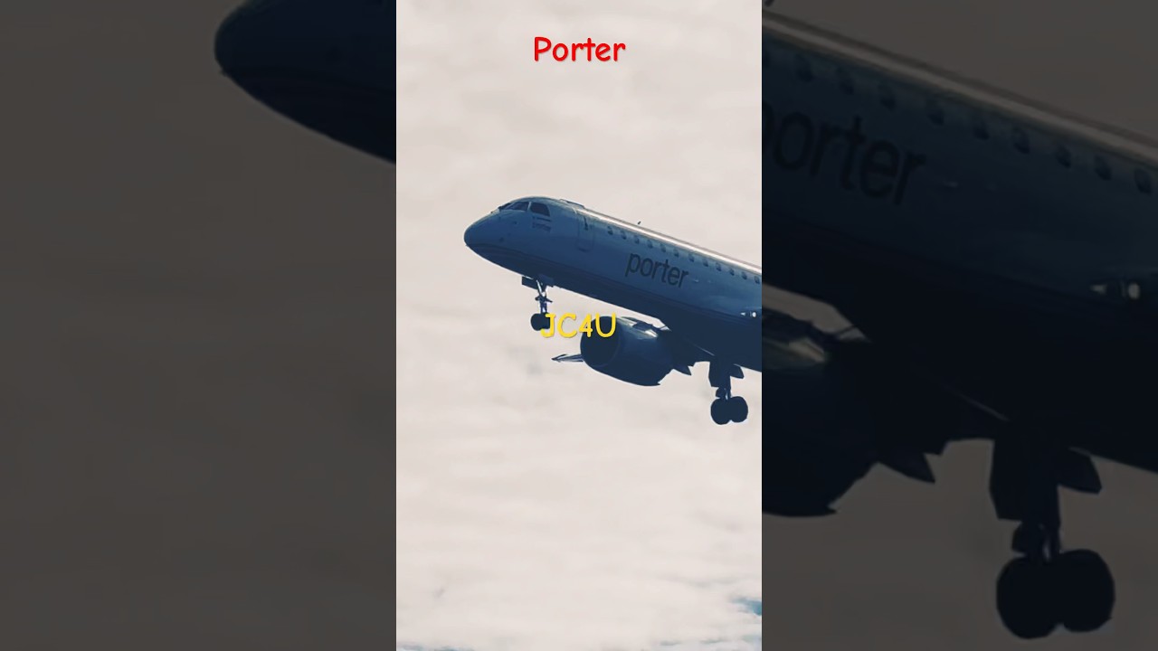 Porter E295, Embraer E195-E2, REG C-GKQX, Halifax- Yyz Toronto Pearson ...