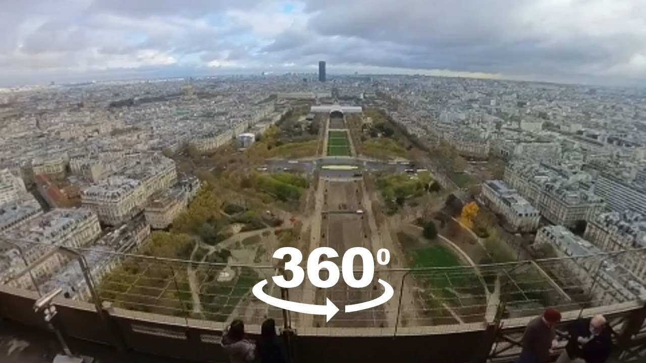 Walking through Paris - Day 4 - 360 Vlog - YouTube