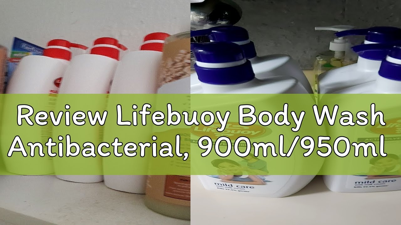 Review Lifebuoy Body Wash Antibacterial, 900ml/950ml - YouTube