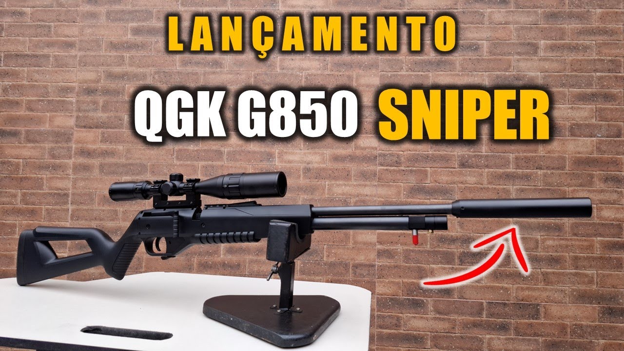 NOVIDADE 🤯 QGK G850 SNIPER COM SUPRESSOR - YouTube