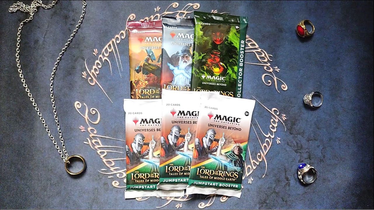 Opening MTG - LotR Assorted Packs | Jumpstart | Draft | Set | Collector ...