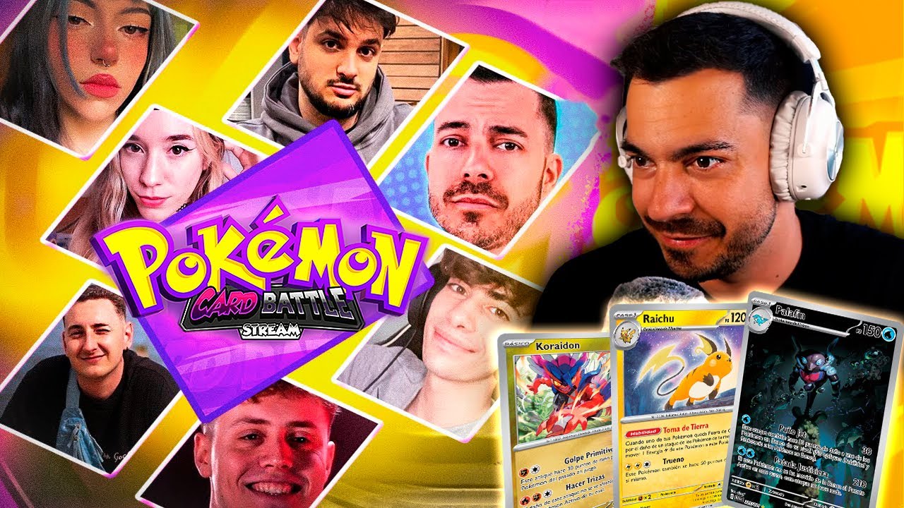 ¡POKÉMON CARD BATTLE con STREAMERS! 🔥🃏 - YouTube