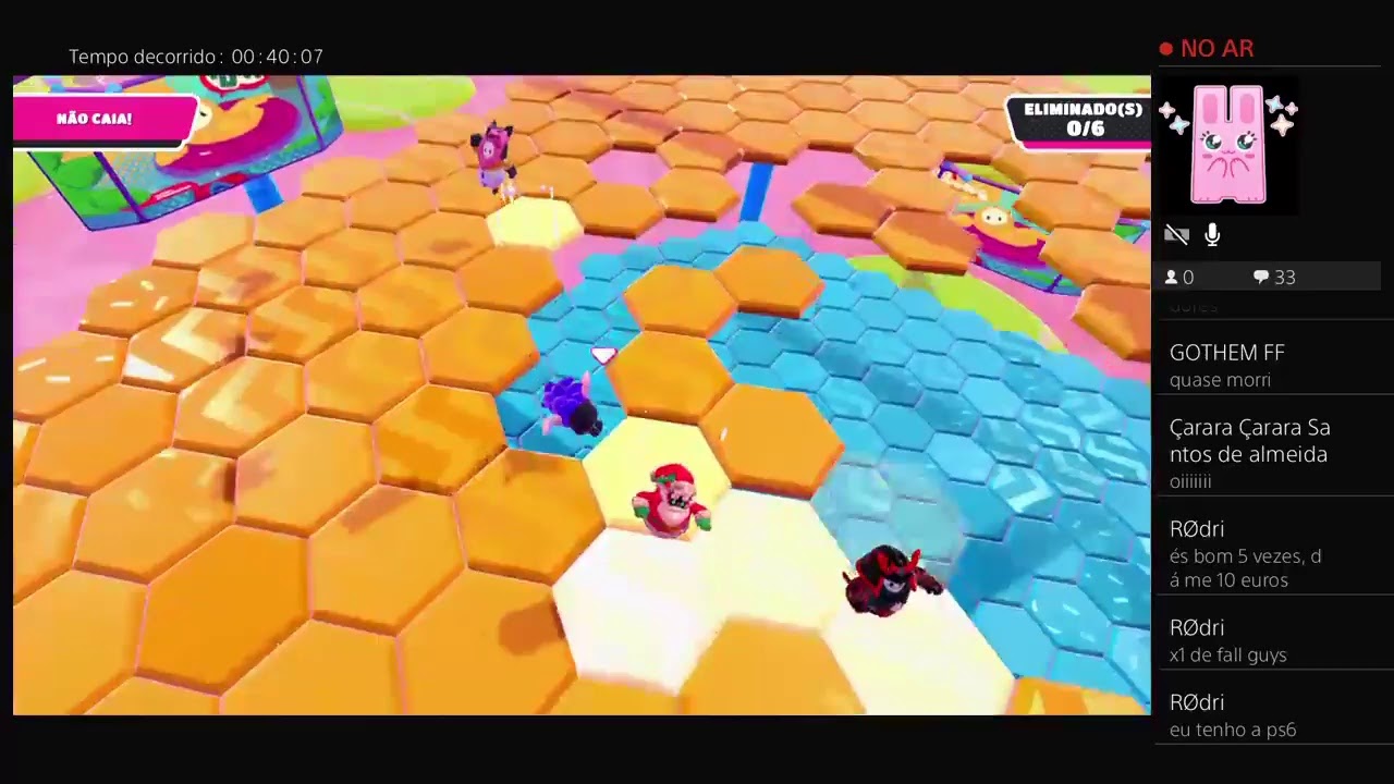 MODO SÓ DE PASSO EM FALSO!-FALL GUYS! - YouTube