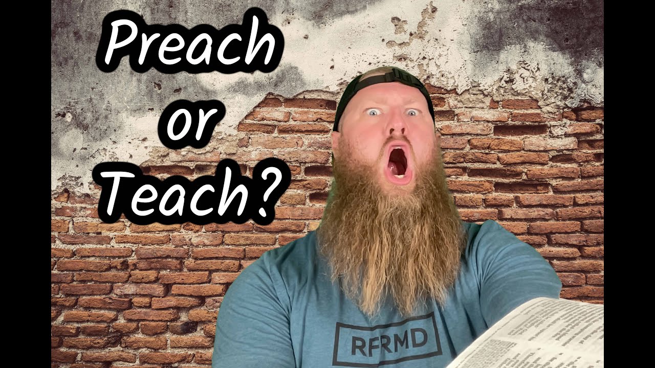 What is the difference between preaching and teaching? Bible answer ...