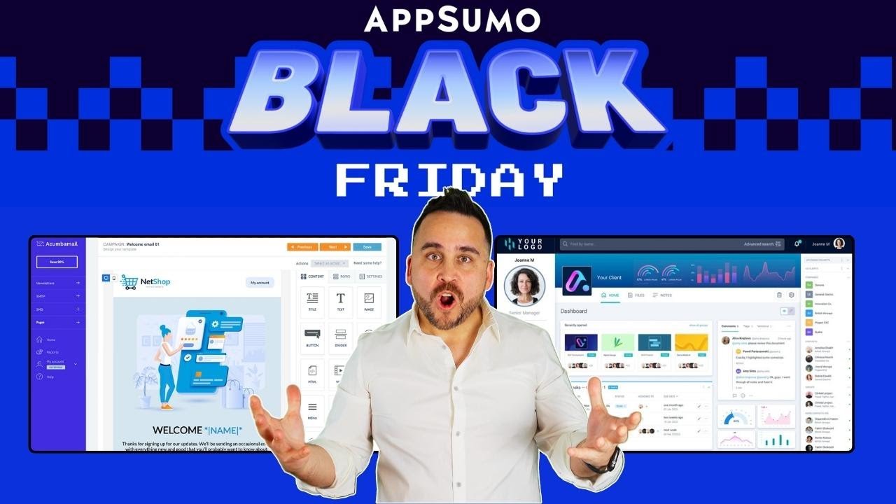 ¡AppSumo Black Friday Deals! Apps para emprendedores y consultores: Email y Portales para ...