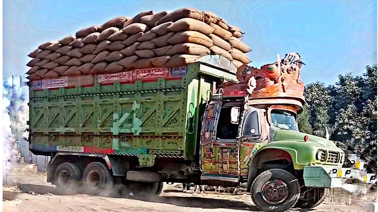 Crazy Overloaded Dump Truck | incredible loading capacity - YouTube