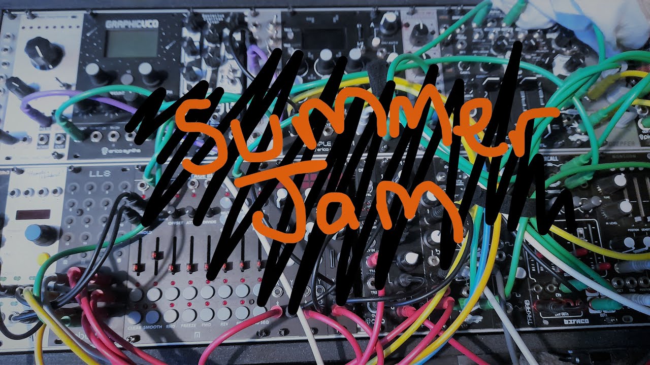 live synth summer jam - YouTube