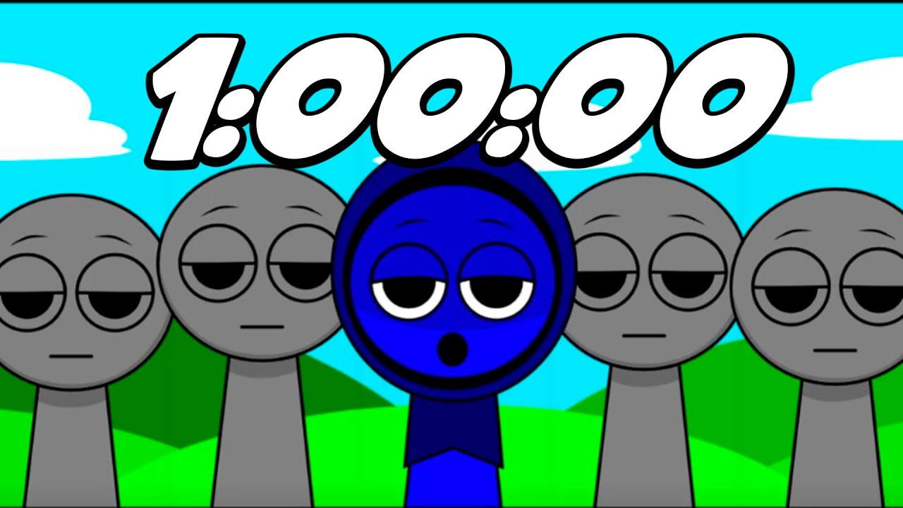 Can You Survive 1 HOUR of Blue (Jevin) SINGING? - Incredibox sprunki ...