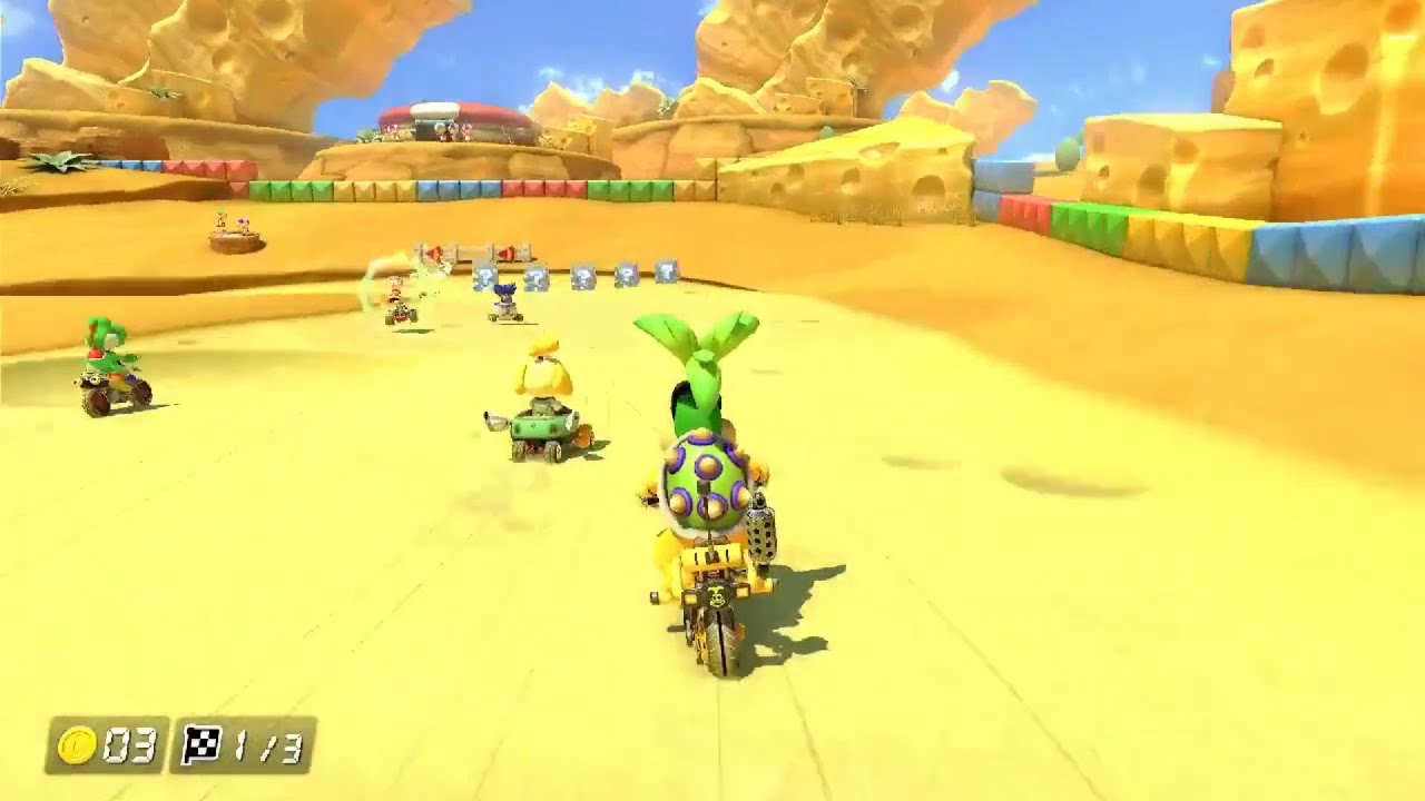 Mario Kart ~ Cheese Land ~ Crossing Cup ~ IGGY ~ GBA - YouTube