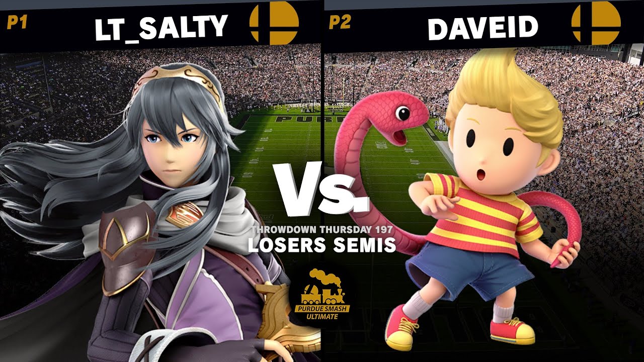 TT 197 Losers Semis Lt Salty (Random, Lucina) vs Daveid (Random, Lucas) - YouTube
