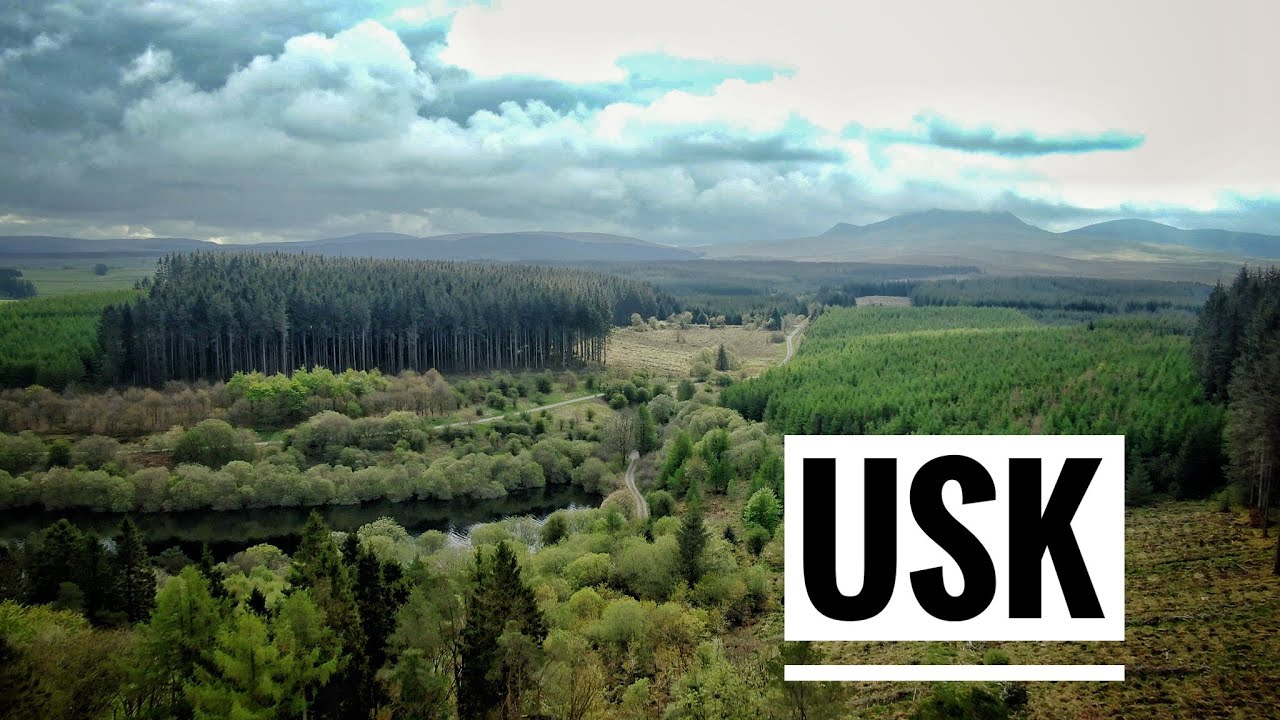 Usk Reservoir from above - YouTube