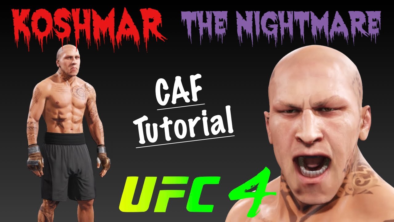 Koshmar The Nightmare (Undisputed 4) || UFC 4 CAF Formula - YouTube