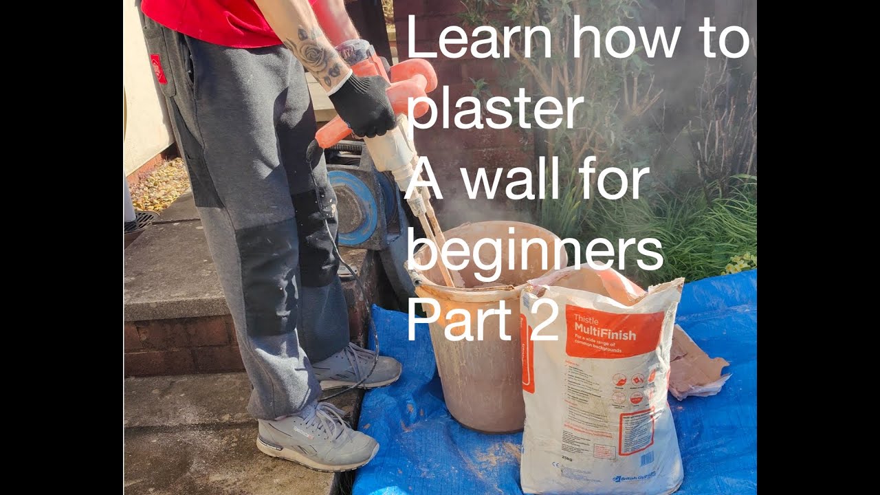 How To Plaster/Skim A Wall - For Beginners (PART 2) - YouTube