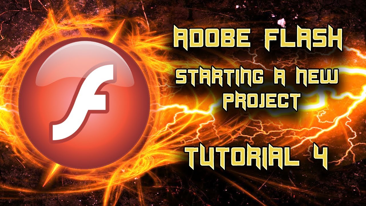 Beginning Flash Tutorial 04 - Creating Our First Project - YouTube