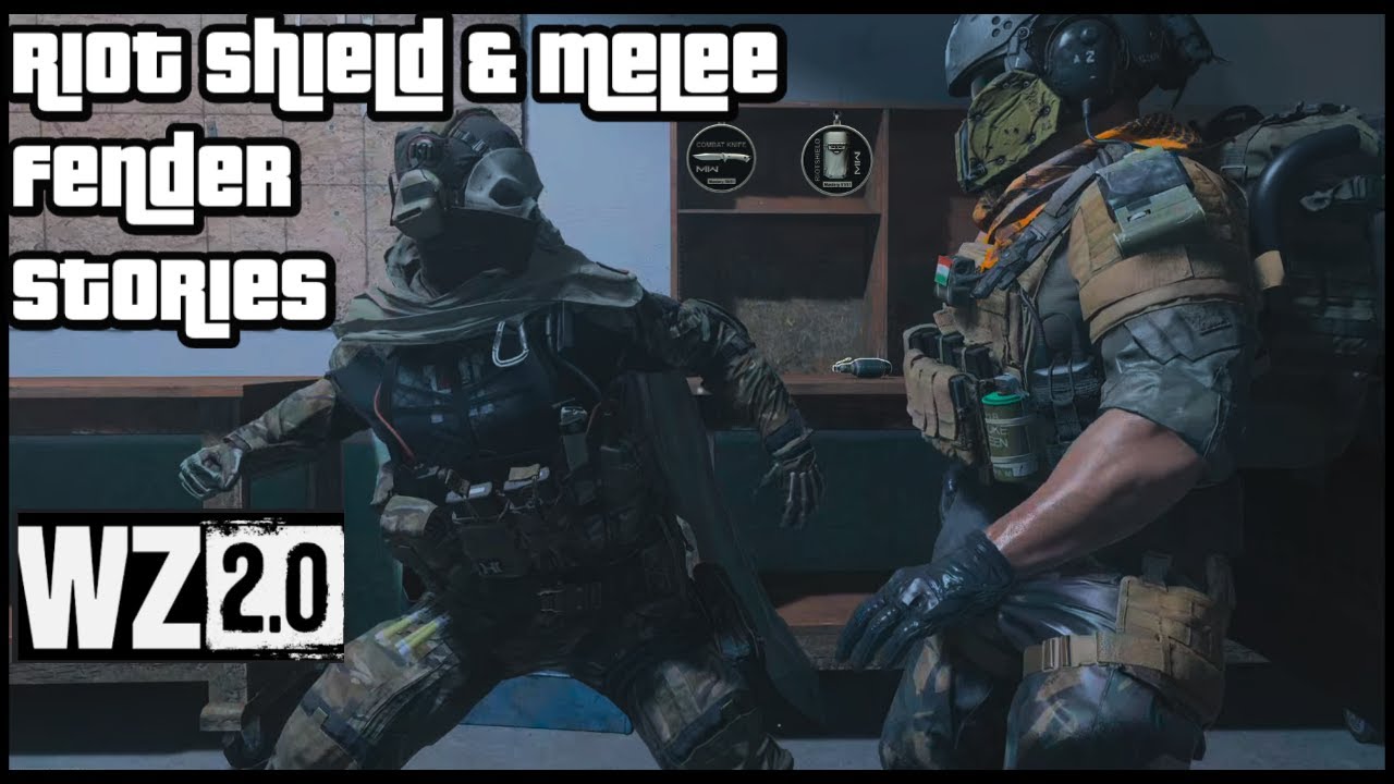 Warzone 2 Riot Shield & Melee "Fender" Mission - YouTube