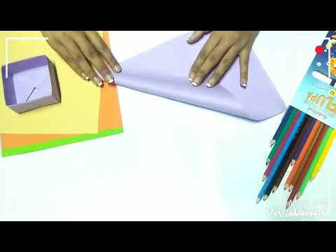 How to make a simple mini box - YouTube