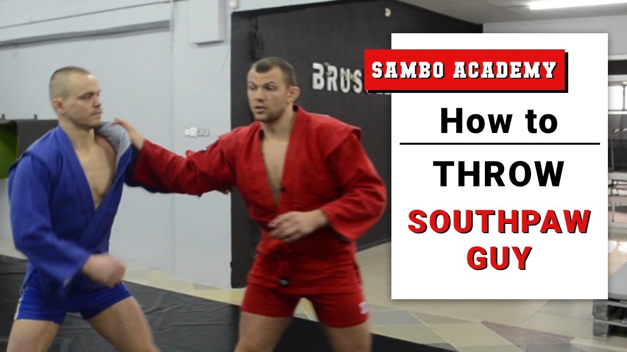 How to throw a lefty. Sambo technique grabbing a leg - YouTube