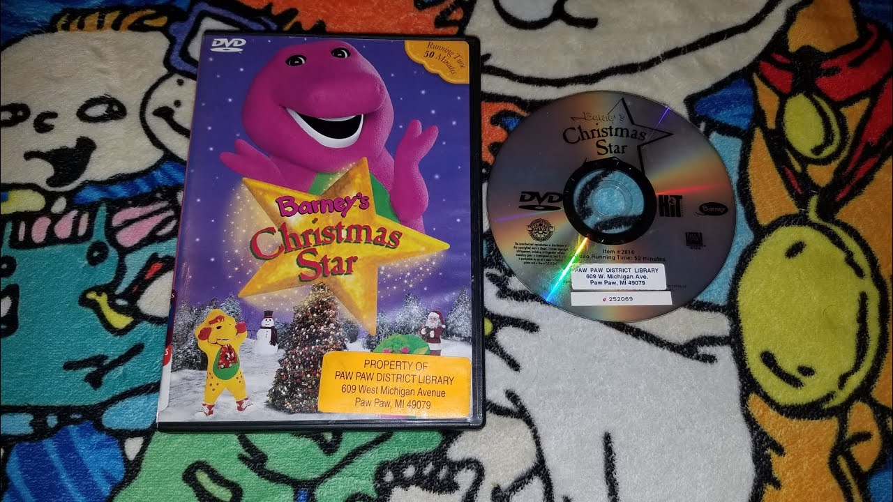 Barney's Christmas Star 2002 DVD Rental (Paw Paw Public Library) Full ...