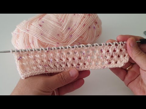 Örgü'ye yeni başlaya için kolay iki şiş örgü modeli 😊 #knitting #crochet