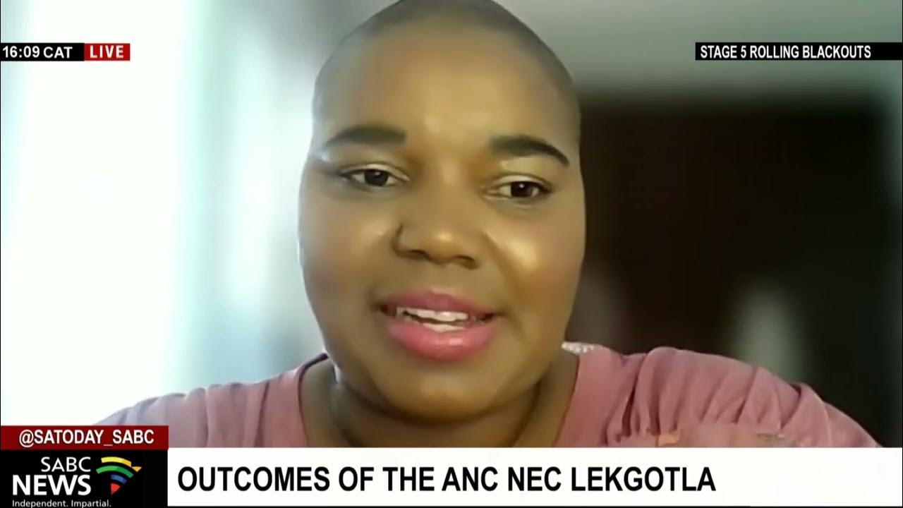 Outcomes of the ANC NEC Lekgotla with political analyst Asanda Ngoasheng - YouTube