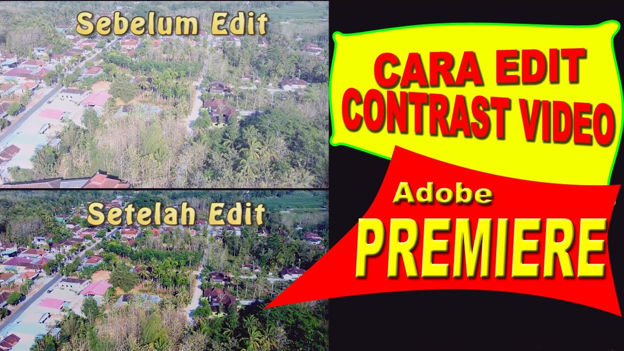CARA EDIT CONTRAST VIDEO ADOBE PREMIERE - YouTube