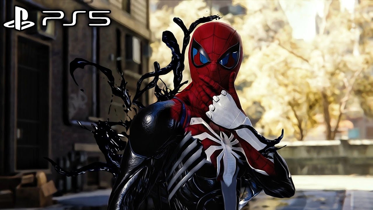 Marvel's Spider-Man 2 - Main Menu Suit | PS5 (2023) Transfer Suit - YouTube