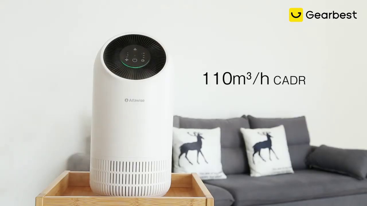 Alfawise P2 HEPA Smart Air Purifier - YouTube