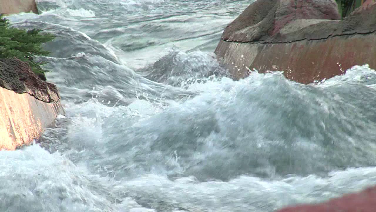 Rushing Water - Free Stock Footage - YouTube
