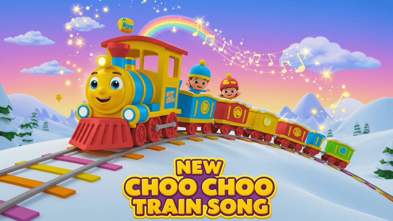 New Choo Choo Train Song | Kids Songs & Nursery Rhyme - YouTube