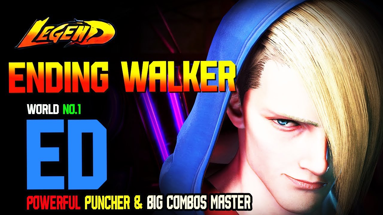 SF6🔥 Ending Walker World Best (ED) Powerful Puncher & Bid Combos !🔥Top Ranked Match🔥SF6 DLC ...