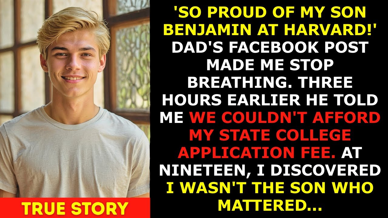 Dad Posted 'So Proud of Benjamin at Harvard' — I Was His Other Son ...