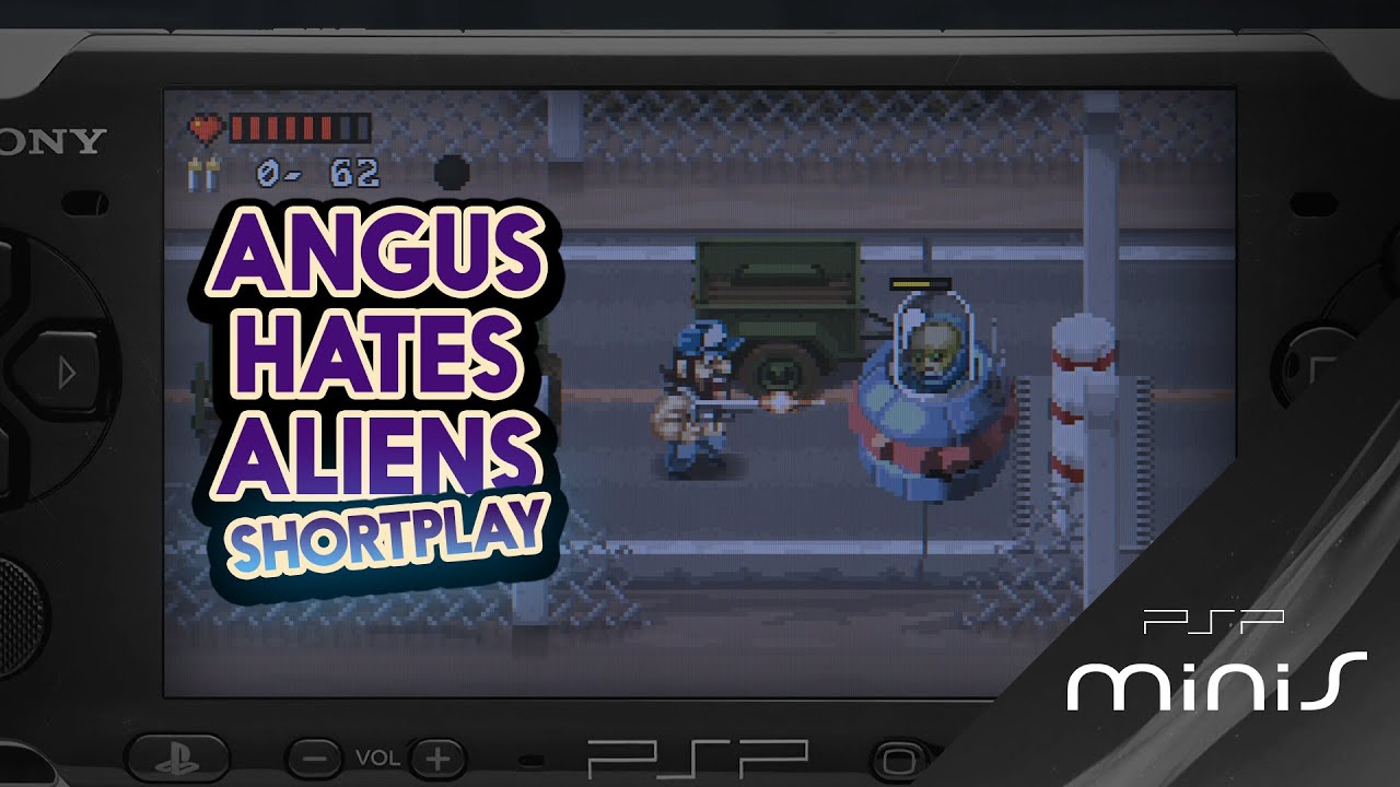 Angus Hates Aliens - Abducted... but Deadly! | 2015 | PSP Minis - YouTube