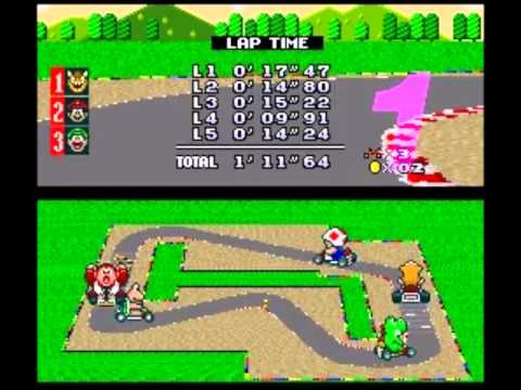 GSCentral - Super Mario Kart (SNES) - Terrible Muffler (GG) - YouTube